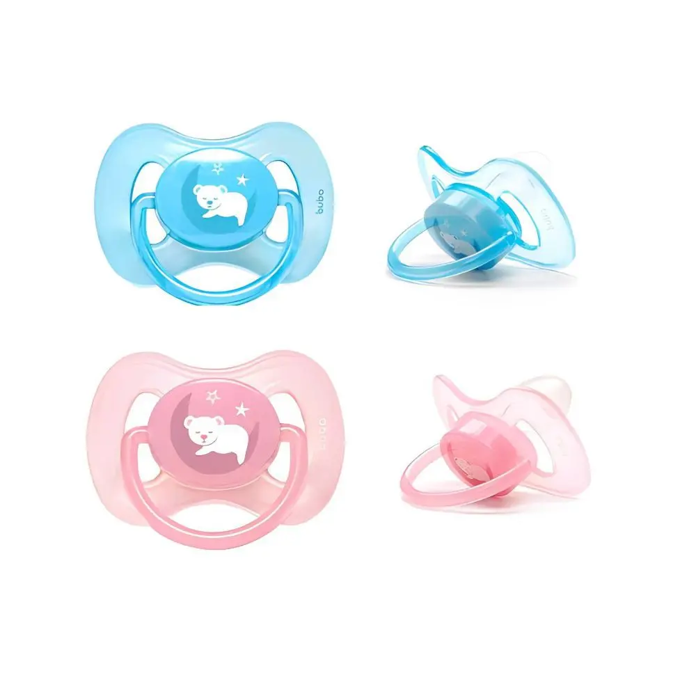 Chupeta Comfort Buba Bico Simetrico 6m+ Urso 1266 | Lari Moon